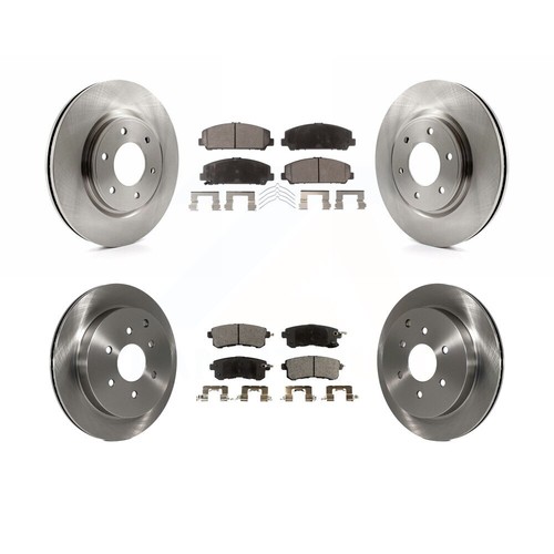Front & Rear Ceramic Brake Pads & Rotors for Infiniti Nissan Armada ...