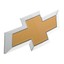 OEM NEW Grille Bowtie Emblem Gold w/Chrome 16-19 Silverado Colorado ...