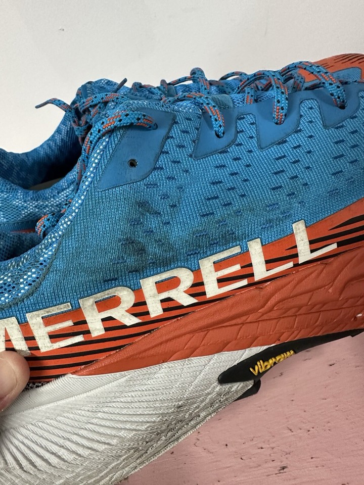 Merrell Shoes Men 15 Agility Peak 5 Lace Up Hiking Running Trail Vibram ...