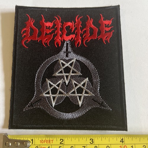 DEICIDE EMBROIDERED PATCH | eBay
