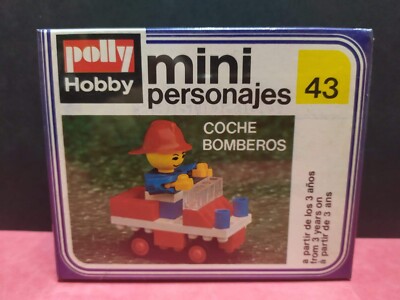 scatola polly hobby mini personaggi auto pompieri ref 43 anni 80 | eBay