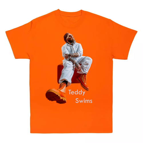 Teddy Swims Music For Lovers Orange T-Shirt | eBay