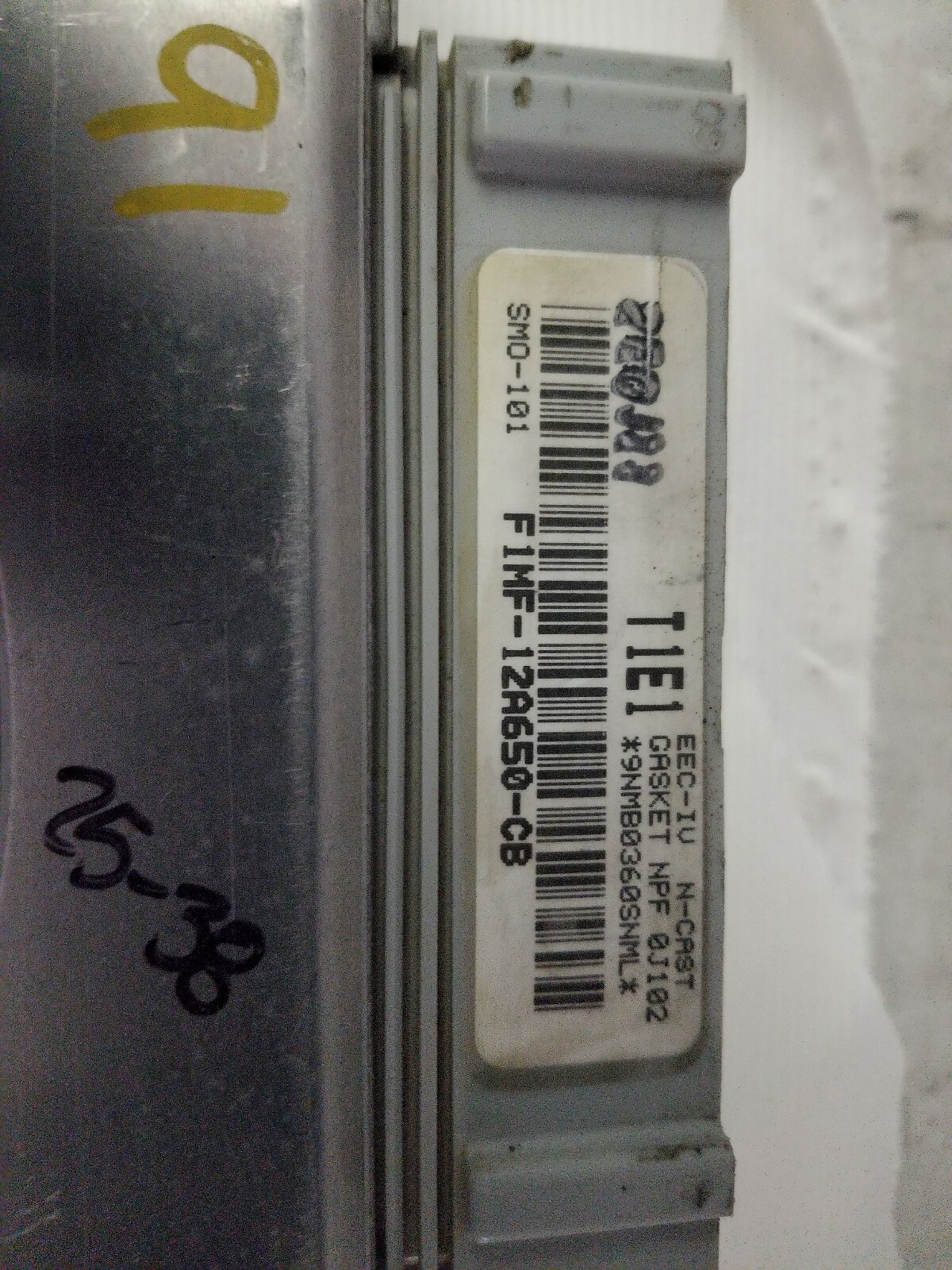 1991 LINCON TOWNCAR OEM ECU ENGINE CONTROL MODULE [CHECK PART#]F1MF ...