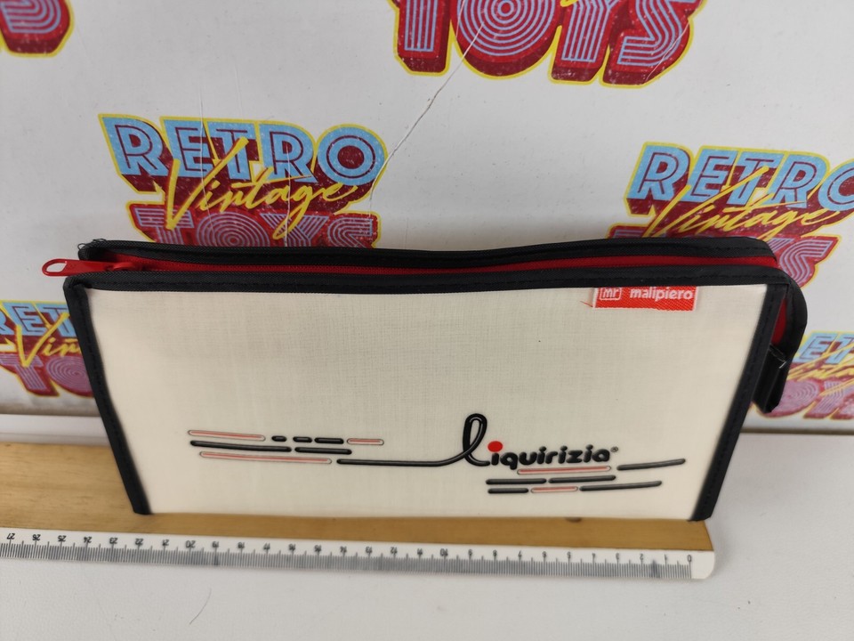 New Soft Pencil Case Vintage Licorice White 80s 22Cm Slim | eBay