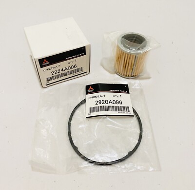 New Genuine OEM Mitsubishi CVT Transmission Oil Cooler Filter with O ...