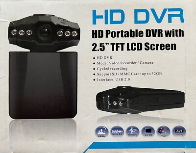 New HD Portable DVR with 2.5" TFT LCD Screen Supports SD/MMC Card up to ...
