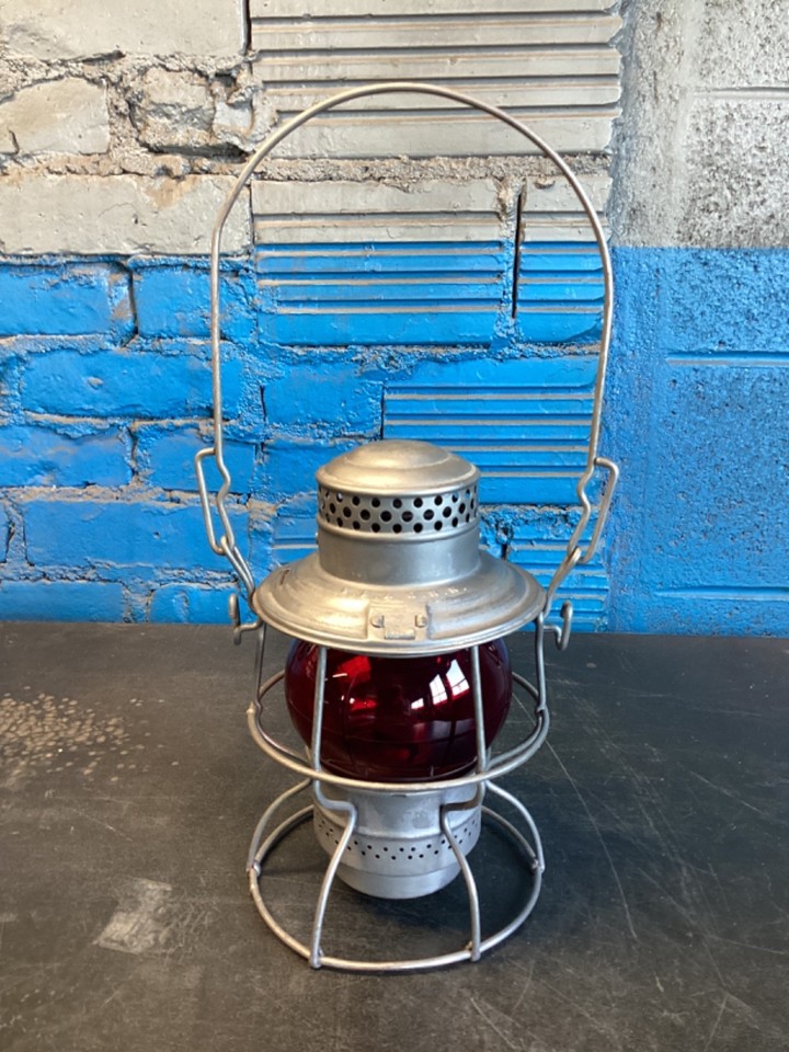 NICE ADLAKE KERO(CB&QRR)CHICAGO BURLINGTON & QUINCY RAILROAD LANTERN W ...