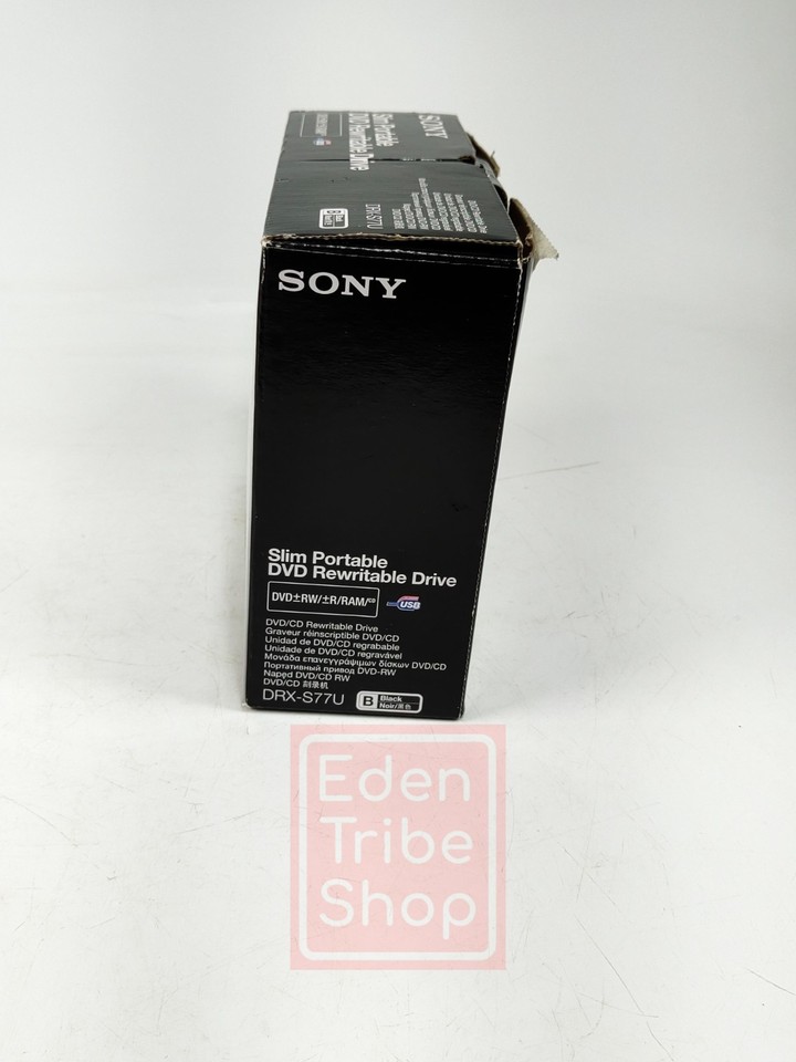Sony DRX-S77U External USB DVD±RW CD Rewritable Drive w/ Power Adapter ...