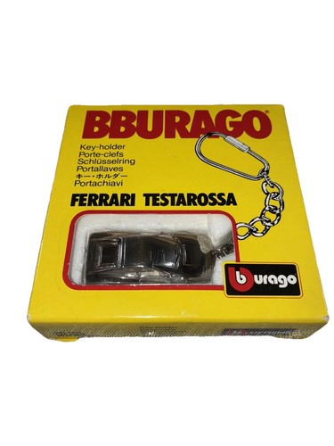 Ferrari Testarossa Bburago portachiavi vintage Key-Holder NEW Made in ...