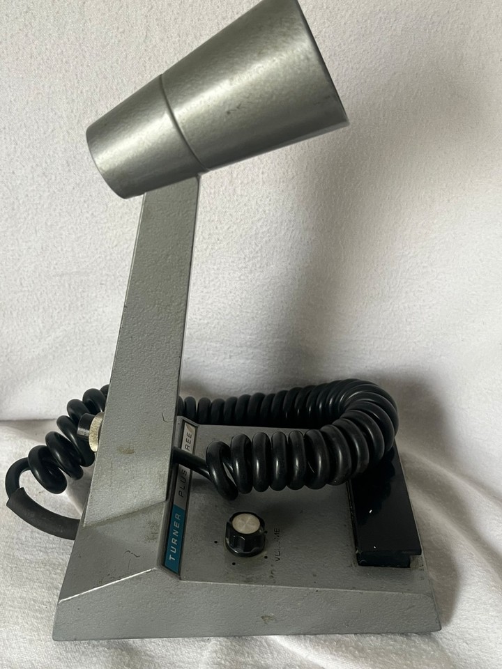 UNTESTED Turner Plus 3 Three CB Ham Microphone with Pin Plug | eBay