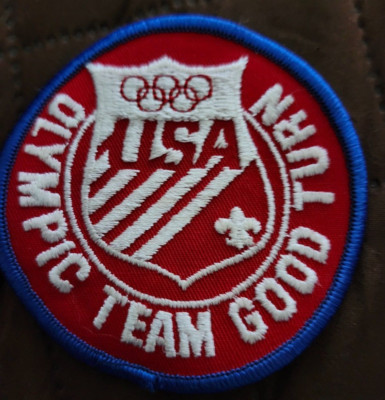 Vintage 1979 Boy Cub Scout Olympic Team USA Good Turn Patch BSA & daily ...