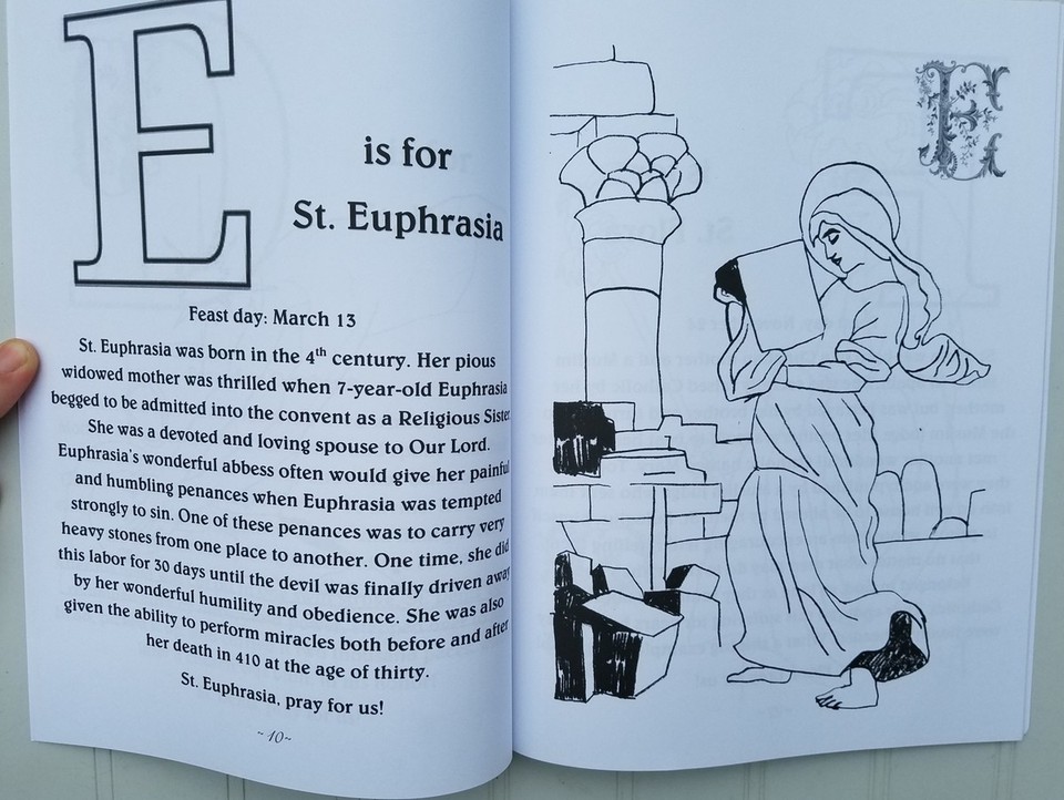 ABC Saints Coloring Book ~ St. Jerome School Gr. K Saint 9781977827975 ...