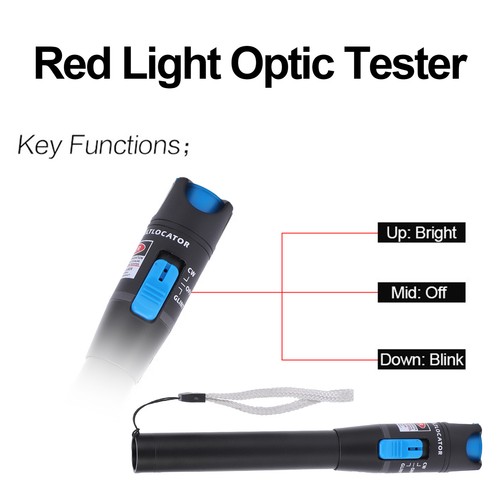 20mW VFL Fiber Optical Tester Pen Visual Fault Locator For FC/ST/SC ...