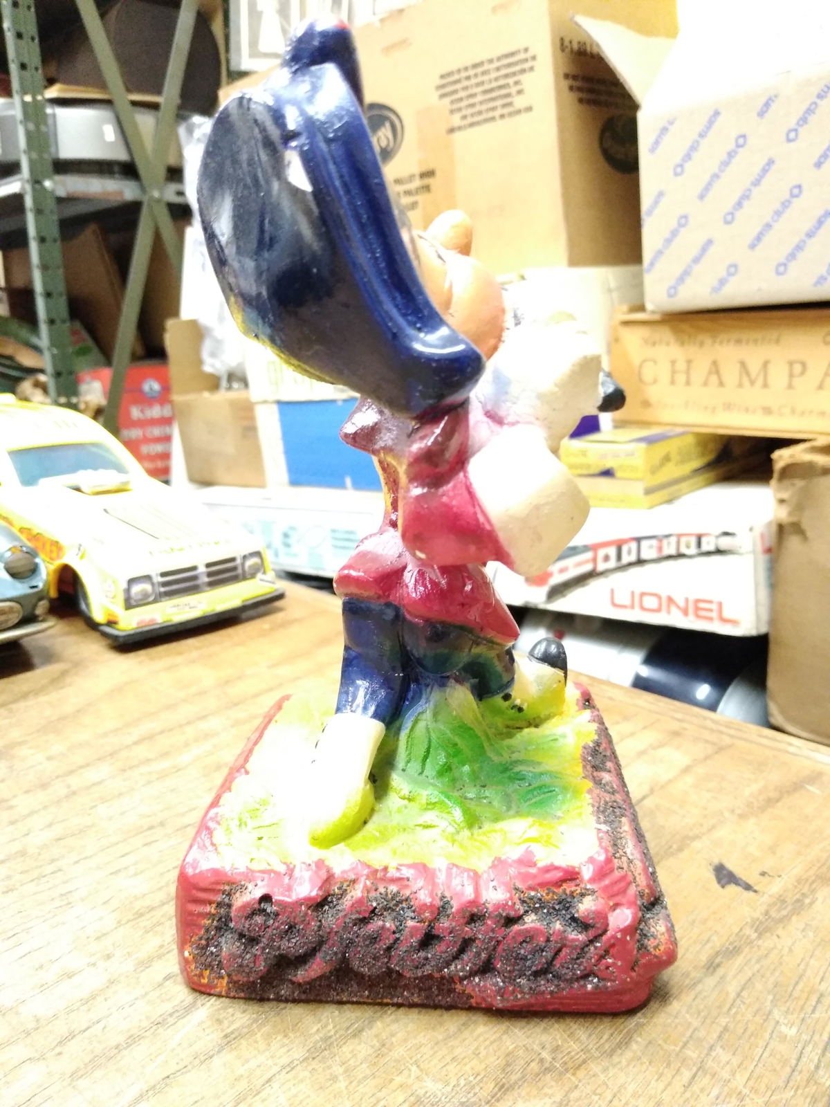 Vtg 1950's Pfeiffer's Beer Bar Advertising Chalkware Statue Barware ...