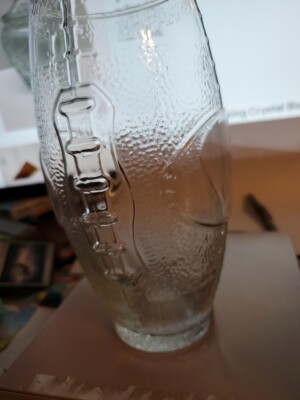 Football Shaped Drinking Glass 6 3/4" High | eBay