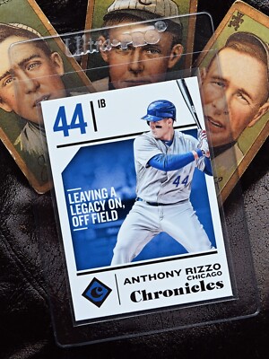 2018 Panini Chronicles Anthony Rizzo Chicago Cubs Baseball Card. MLB ...