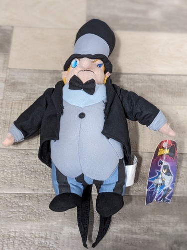 DC Comics The Penguin Batman Villian 9" Plush Nanco Toy Black Tuxedo W ...