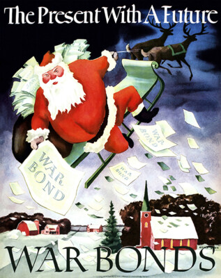 The Present With A Future - Santa War Bonds 1942 World War II ...