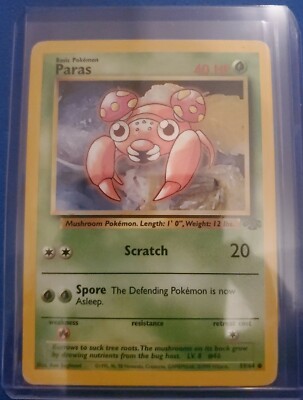 1995 Paras Pokemon Card Ultra Rare Excellent Condition Original | eBay