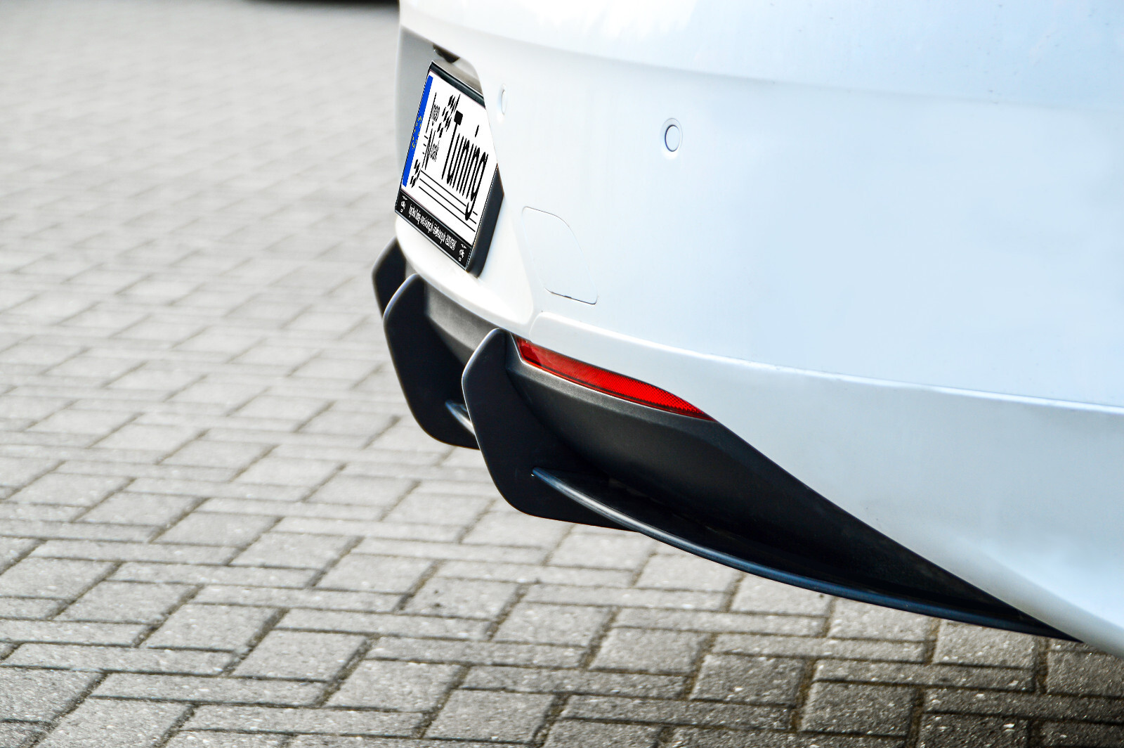 Gefräßter Heckansatz Diffusor aus ABS für Opel Insignia B Grandsport ...