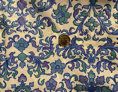 Fabric silky scroll cloth material sewing Dressmaking 2yds long x 20 ...