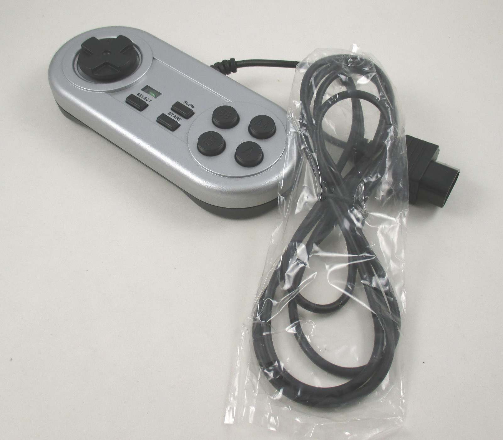 USA NEW NES Yobo FC 8 Bit Original Controller Silver & Black Buttons | eBay