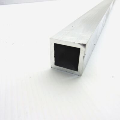 1" X 1" OD Aluminum Square TUBING wall .125 thick 12.625" long QTY 10 ...