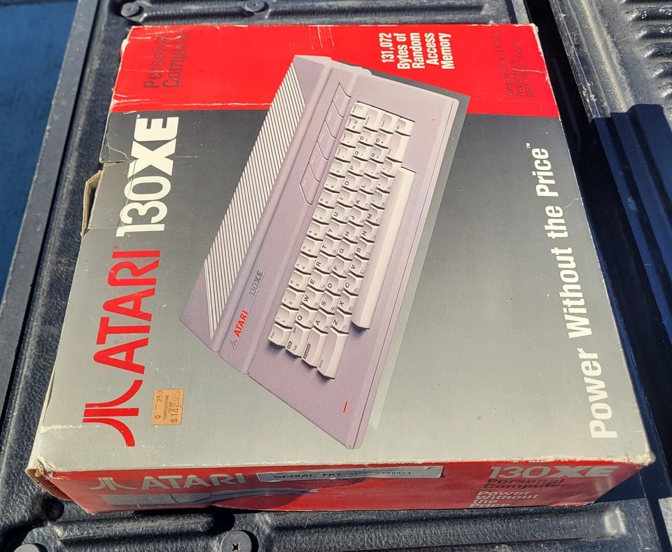 Vintage 1980’s Atari 130XE 8-Bit Home Personal Computer w/ Box ...