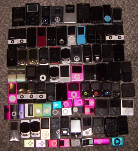 Lot of 90 Digital Media MP3/MP4 Players/Devices. UNTESTED PARTS REPAIR ...