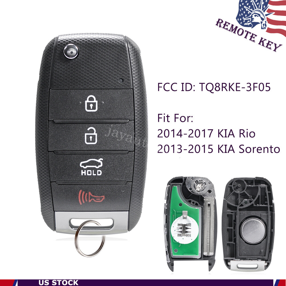 For 2013 2014 2015 Kia Sorento Keyless Entry Flip Remote Car Key Fob ...