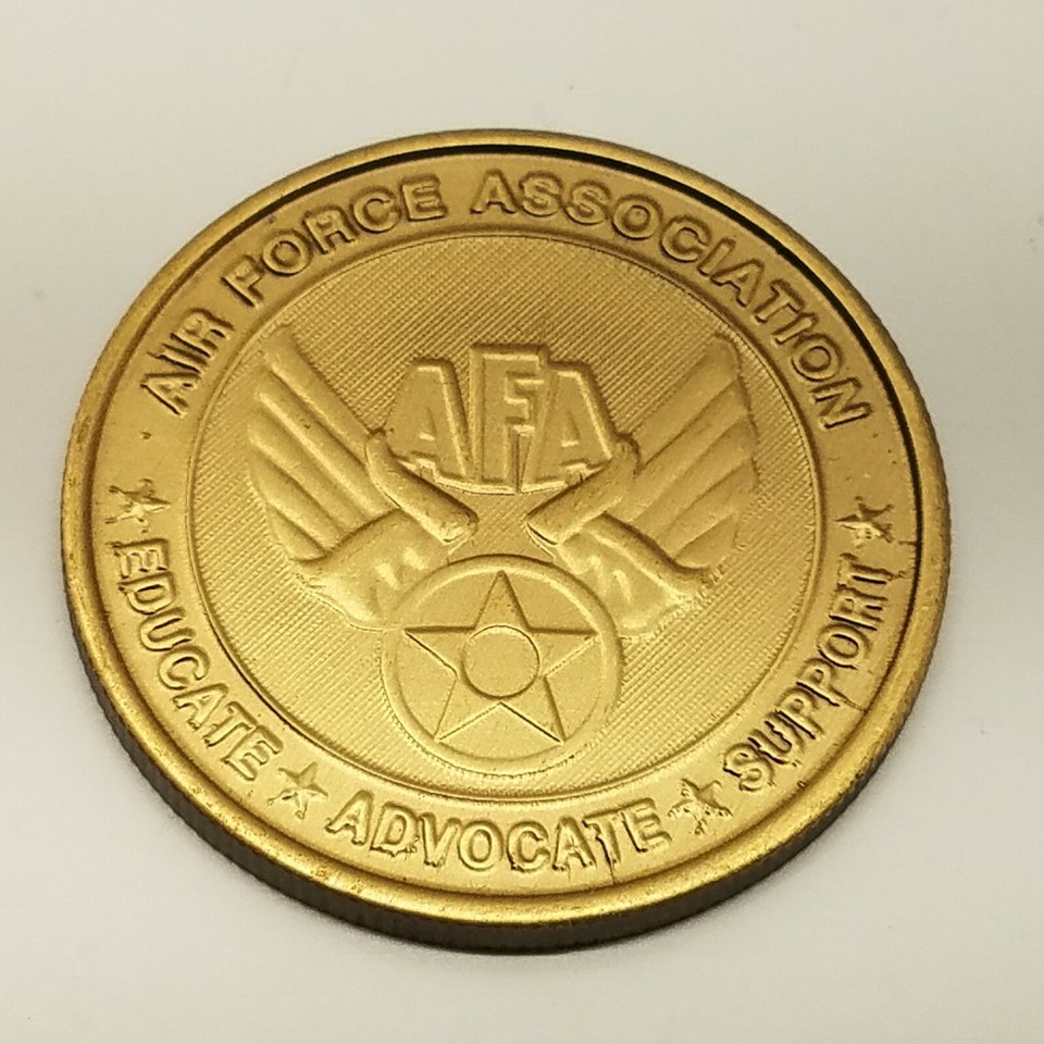 Air Force Association AFA Collectors Series P-51 Mustang Challenge Coin ...