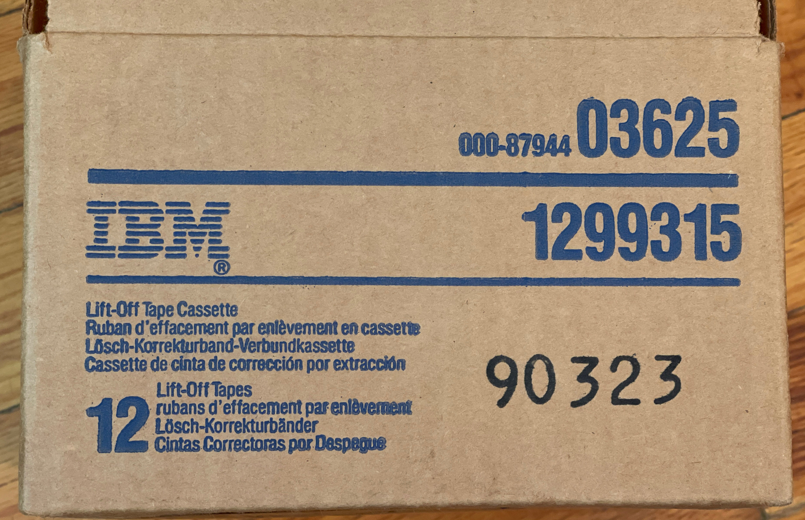 Box of 12 IBM Lift-Off Tape Cassette for Typewriters - 1299315 | eBay