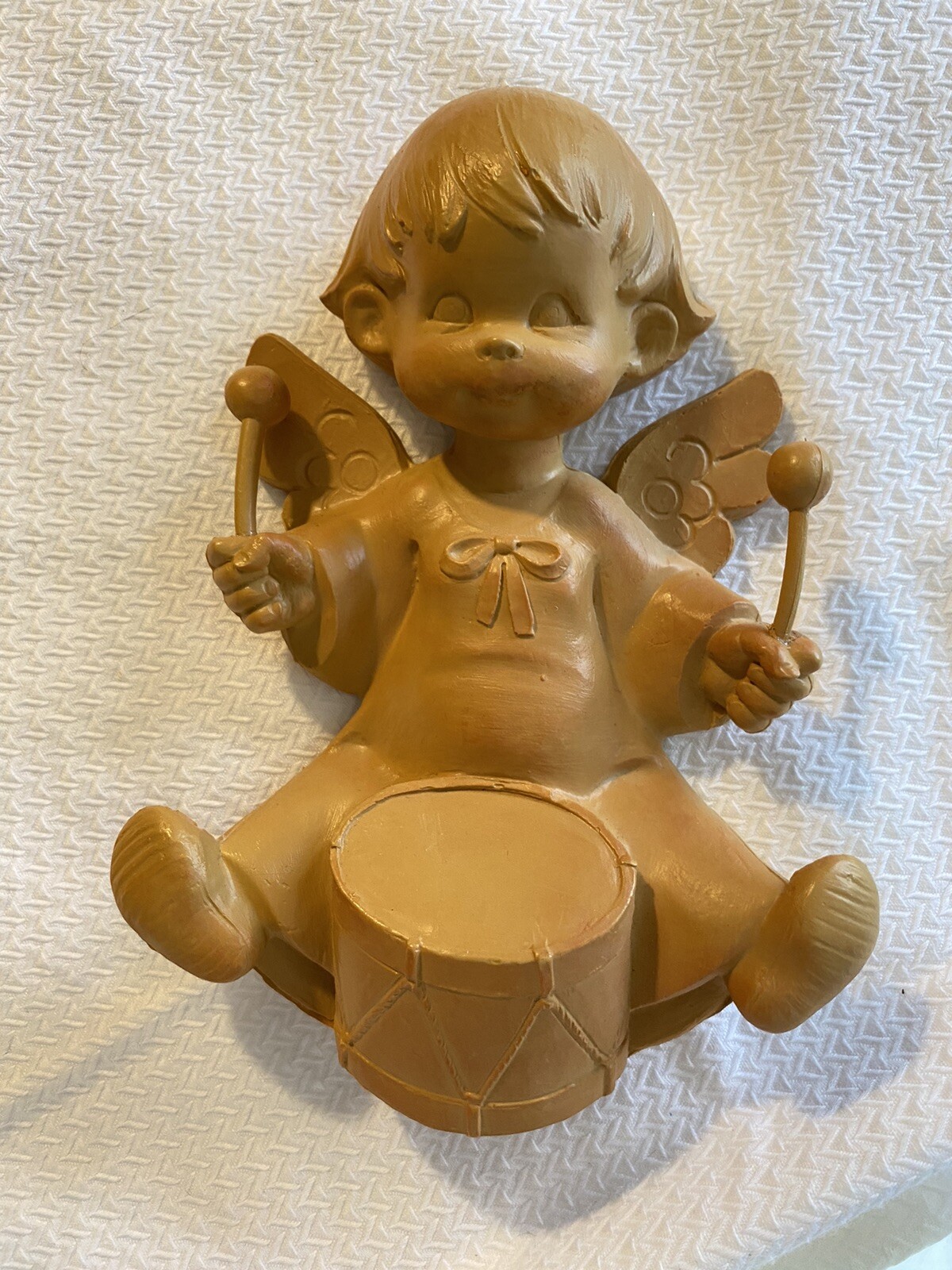 Angels Set of 4 Cherubs Wall Hanging ITALY Angel Band Drum Singer Flute ...