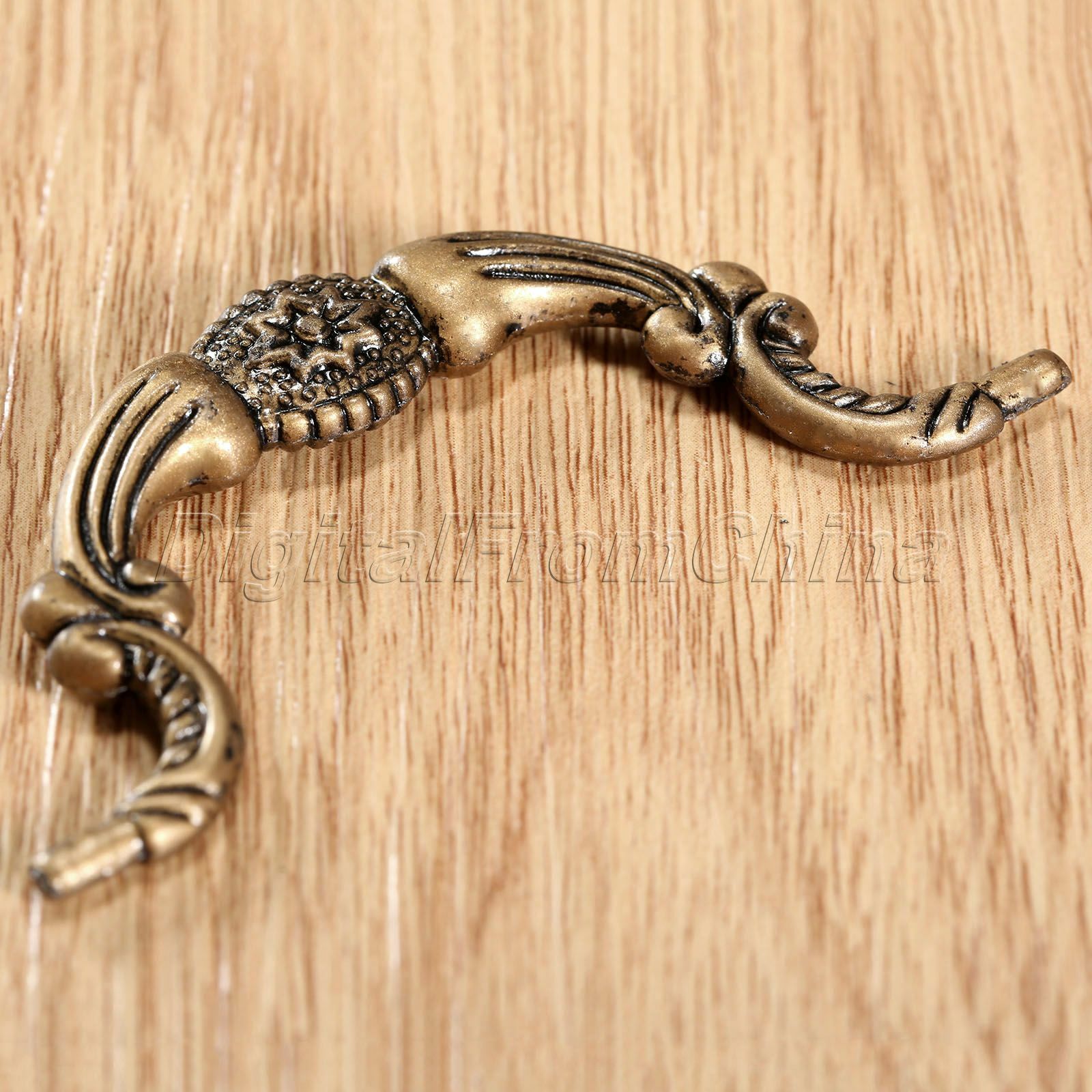 2/10pcs Antique Bookcase Handles Dresser Cupboard Box Door Decor Pulls ...