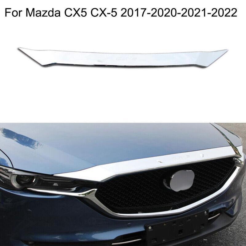 Chrome Car Front Hood Bonnet Grille Lip Cover Trim For Mazda CX-5 CX5 ...