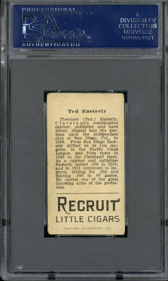 1912 T207 # Ted Easterly - PSA 3 | eBay