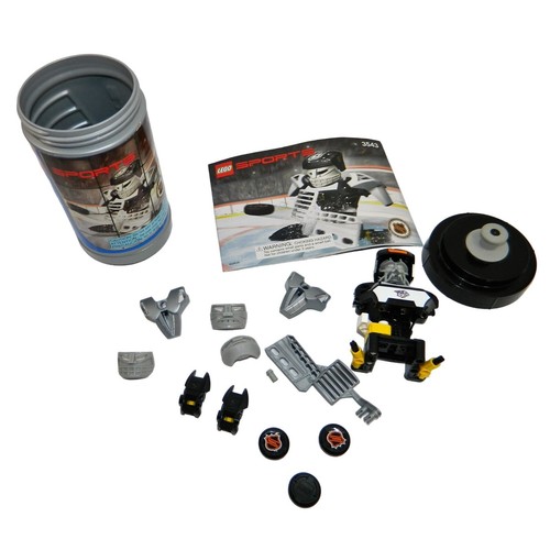 Lego Sports Hockey Slammer Goalie 3543 Pucks And Extra Masks NHL See ...