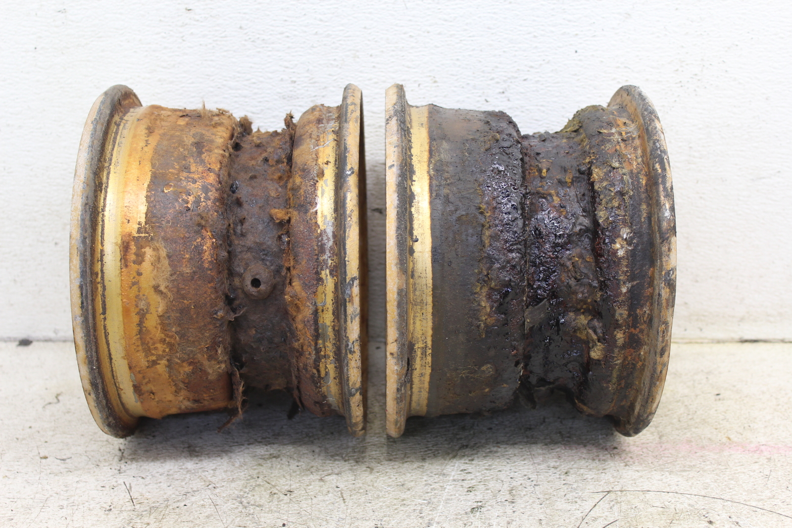 1995 SUZUKI QUADRUNNER LT80 OEM FRONT WHEELS RIMS W71 | eBay