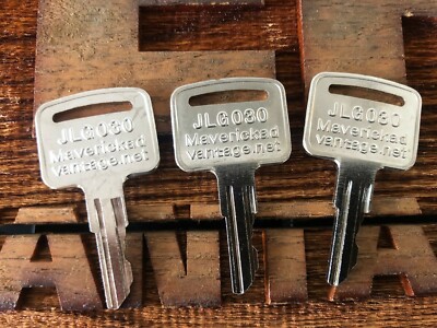 3 keys for JLG 2860030 Upright Scissor Boom Manlift, 9901, | eBay