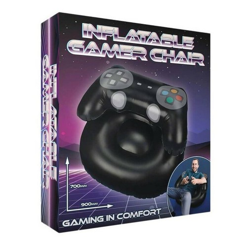 Game Pad Controller Inflatable Gaming Chair Bed Pillow Games Room Gamer ...