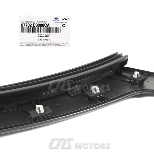 GENUINE Rear Door Molding RIGHT PASSENGER for 16-21 Hyundai Tucson ...