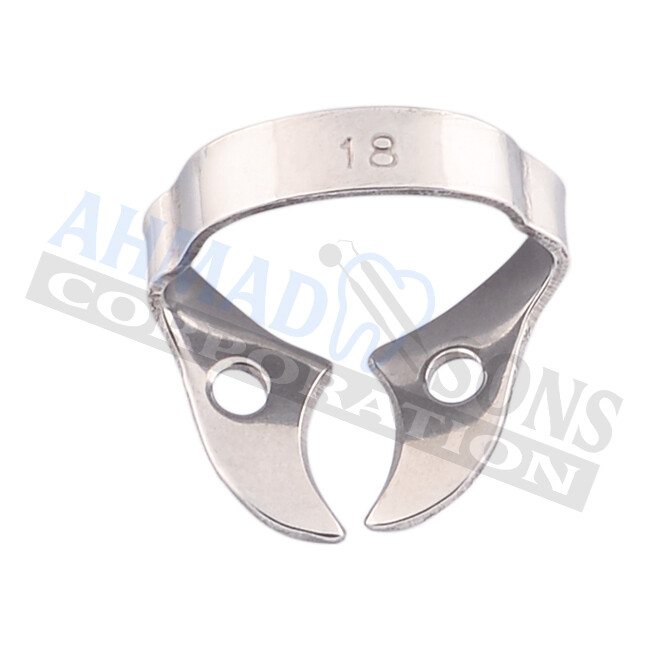 100 PCS Dental Rubber Dam Clamps Endodontics Ivory Retractors Premolar ...