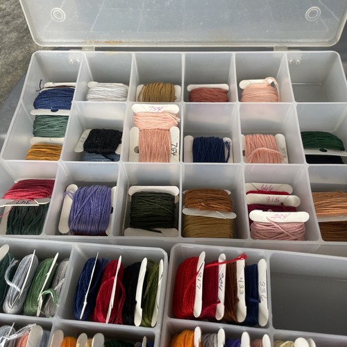 300 DMC Embroidery Floss - Close To Every Color In Sturdy Plastic Case ...