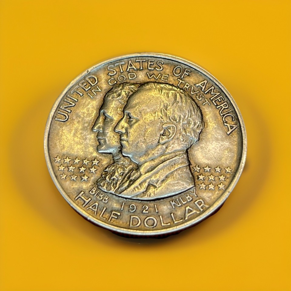 1921 Alabama Centennial Silver Commemorative Half Dollar ~ DDR | eBay