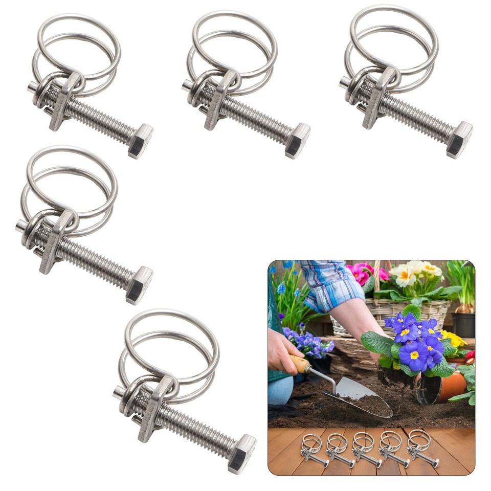 Heavy Duty Stainless Steel Hose Clips Suitable for Corrugated Tubing ID ...