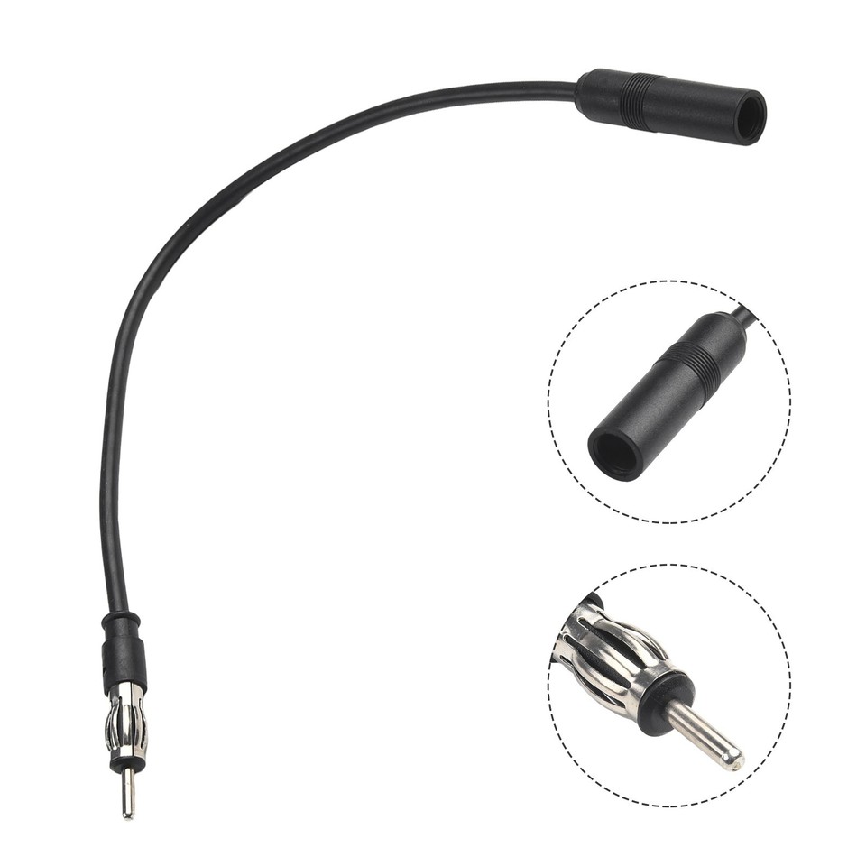 Car Cable Purpose Radio Wide Application Antenna Black Extension Cable ...