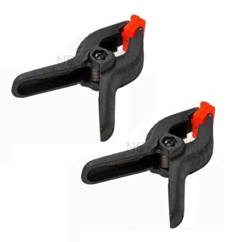 2 Pcs 6" Durable Heavy Duty Plastic Spring Clamps Tips 2.25" Jaw ...
