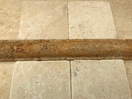 TORELLO, MATITA, GRECA, in pietra TRAVERTINO Giallo modello ...