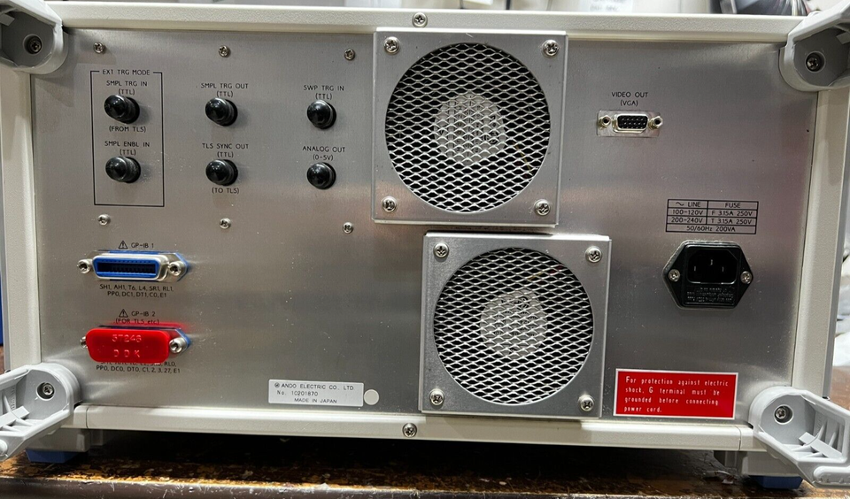 Tested and Calibrated Ando AQ6317B Optical Spectrum Analyzer ~ 86142A ...