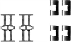 Rear Brake Pad Fitting Kit Fits Honda Rover Anti Rattle Shims Mintex ...